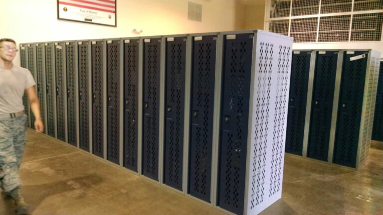 US Military Installation: Custom GearStor Lockers - Datum High Density ...